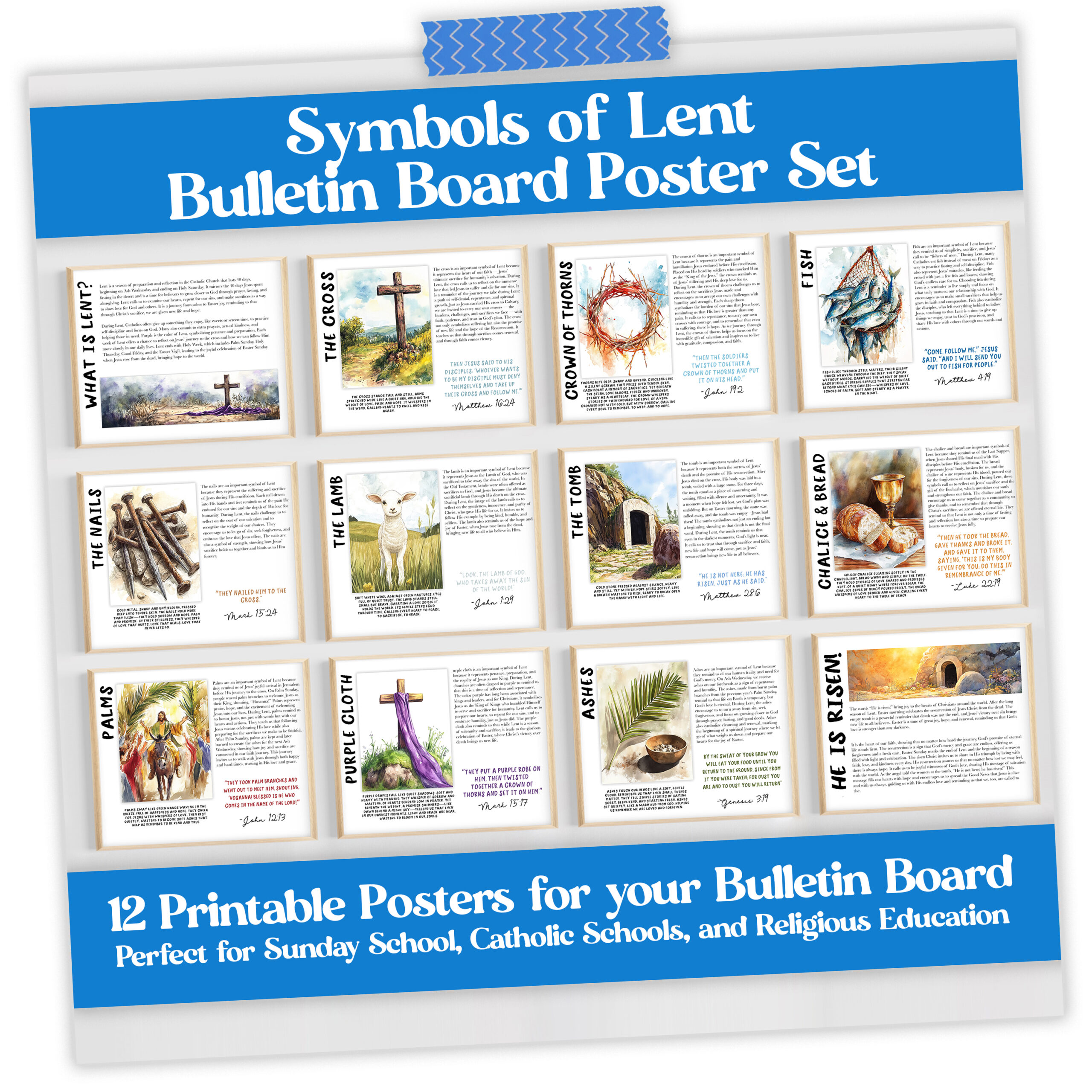 lent symbols - Maple & Hen Resources Blog